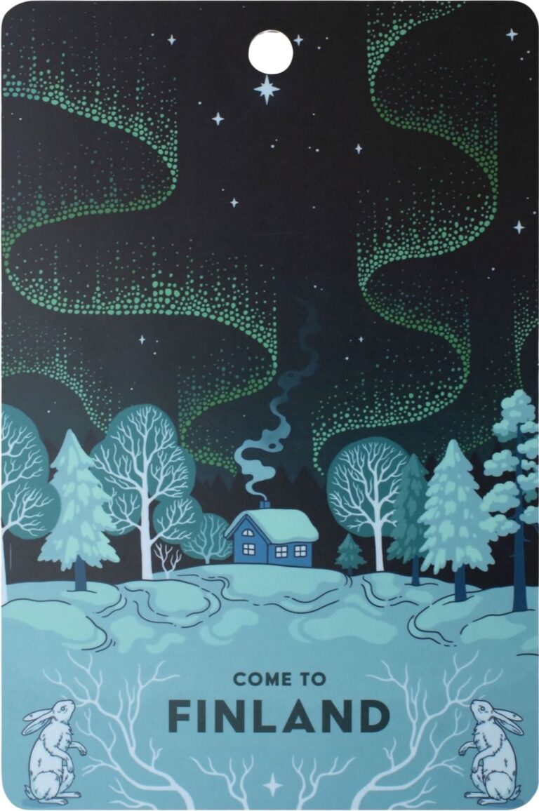 Come to Finland Board, Northern Lights Over the Cottage – Irma's ...