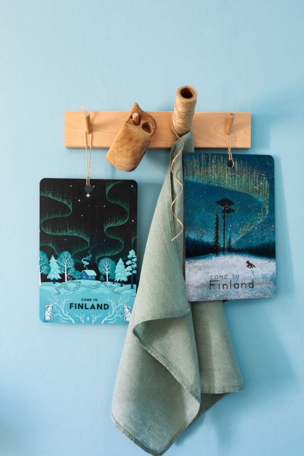 Come to Finland Board, Northern Lights Over the Cottage – Irma's ...