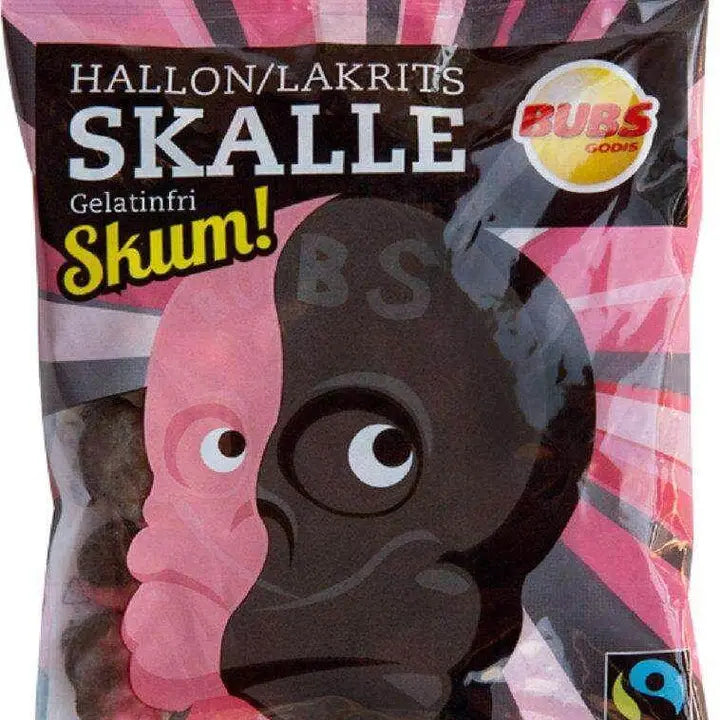 Bubs Raspberry Licorice Skull Foam – Irma's Finland House